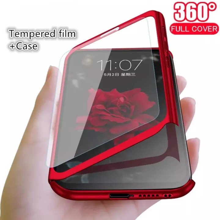 เคสประกบ360 สำหรับรุ่น Redmi Note 9 ประกบหน้าหลัง แถมฟิล์มกระจก1ชิ้น ...
