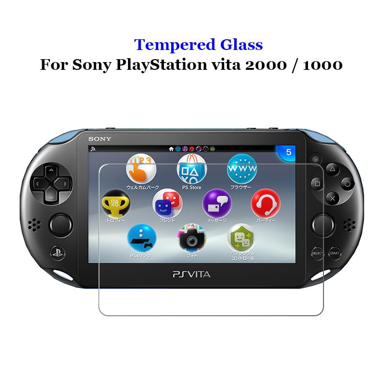 ฟิล์มกระจกนิรภัยกันรอยหน้าจอ 9H 2.5D สําหรับ Sony PlayStation PS Vita 2000 1000 PSV2000 PSV1000 ...