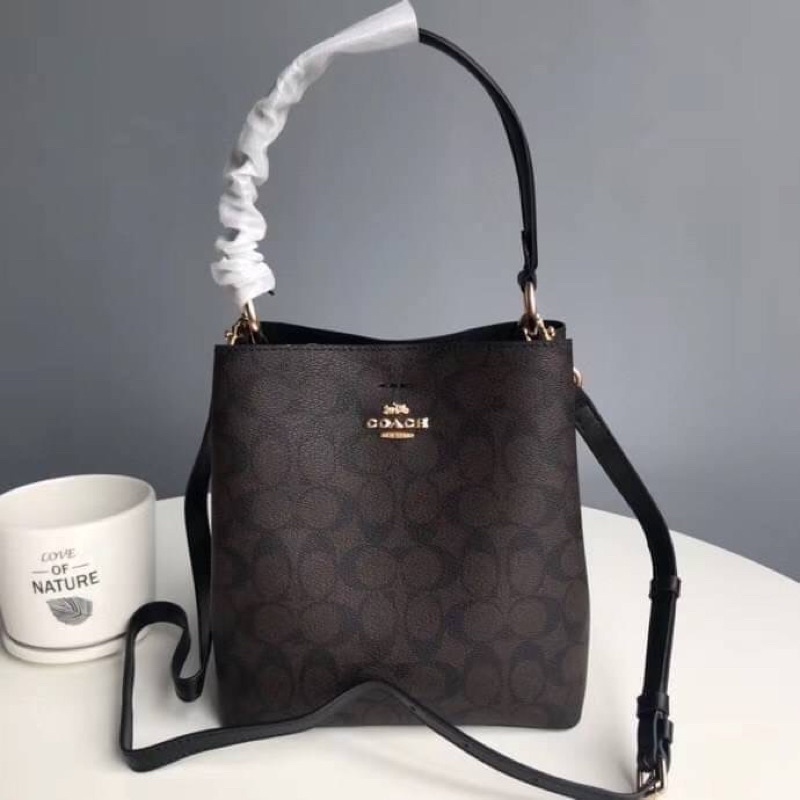 🇺🇸💯 COACH SMALL TOWN BUCKET BAG IN SIGNATURE CANVAS (COACH 2312 ...