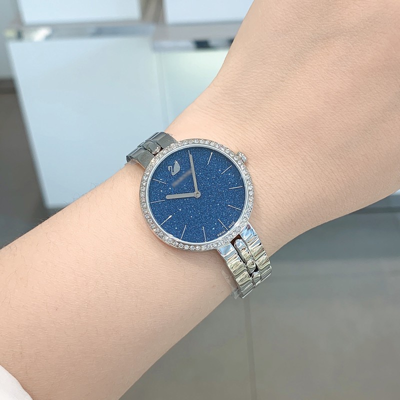 นาฬิกา Swarovski Austrian crystal 2020 นาฬิกาลมหายใจของทารกใหม่ นาฬิกา ...