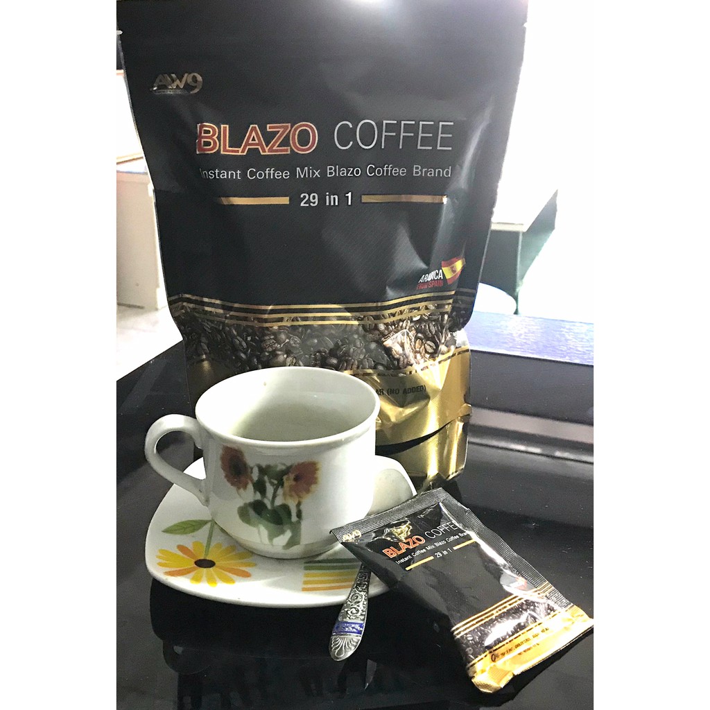 Blazo Coffee เบลโซ่ กาแฟเพื่อสุขภาพ Blazo Coffee Mix Brand 29 IN 1 | Shopee Thailand
