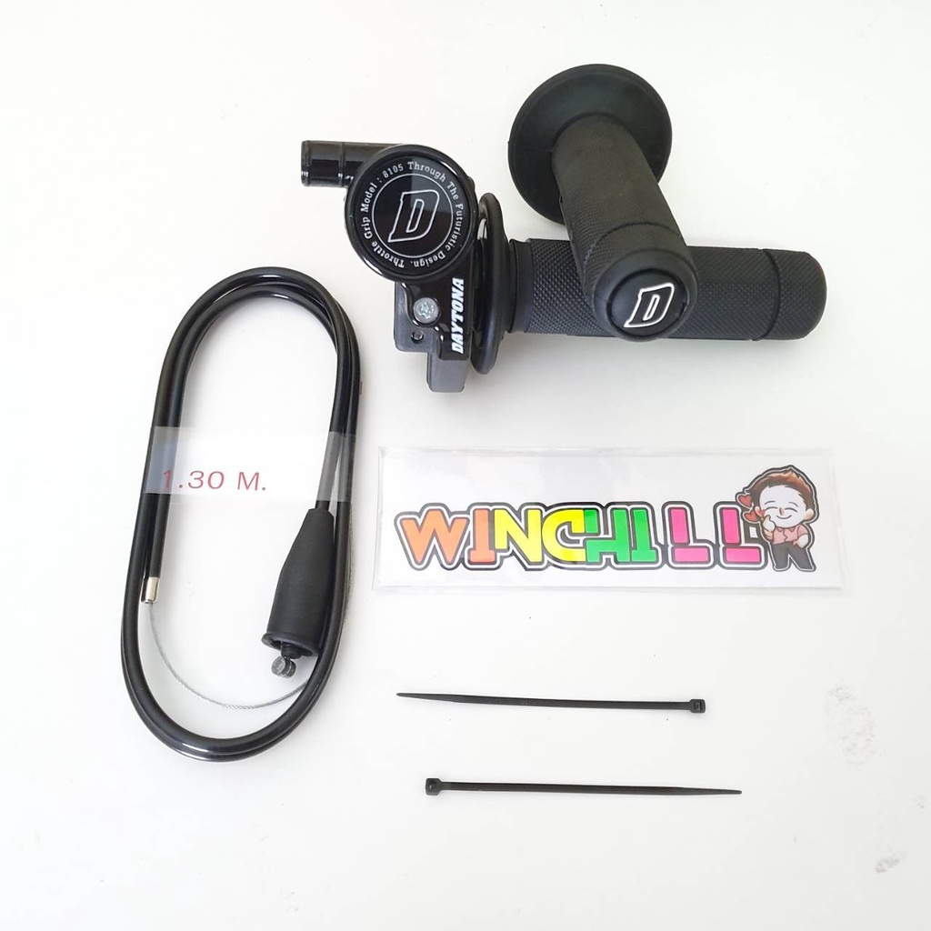 DDDDD ปะกับเดลูกปืน ปะกับ แต่ง สีดำ WAVE110i/ WAVE125/ DASH/ NOVA/ SONIC/ LS สายยาว 1.3m ...