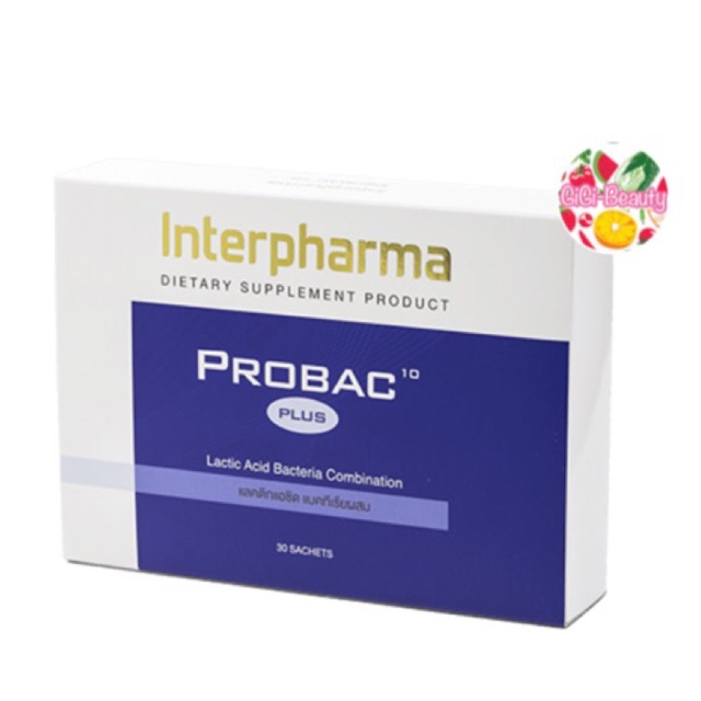 Probac 10 Plus โปรแบค เท็น พลัส 30 ซอง Exp.2024 | Shopee Thailand
