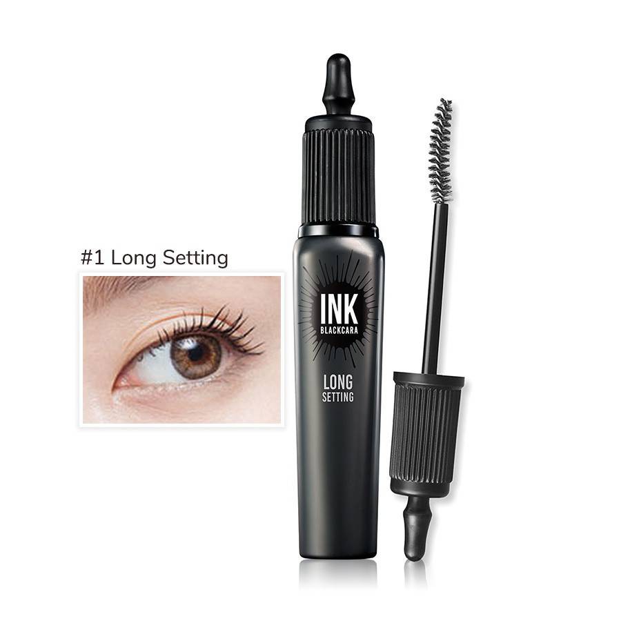 มาสคาร่าเพิ่มวอลลุ่ม INK BLACK MASCARA #VOLUME SETTING | Shopee Thailand