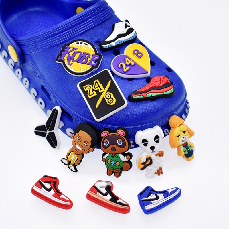 รองเท้ายางนุ่ม PVC ลายการ์ตูน NBA Kobe สําหรับ Crocs | Shopee Thailand