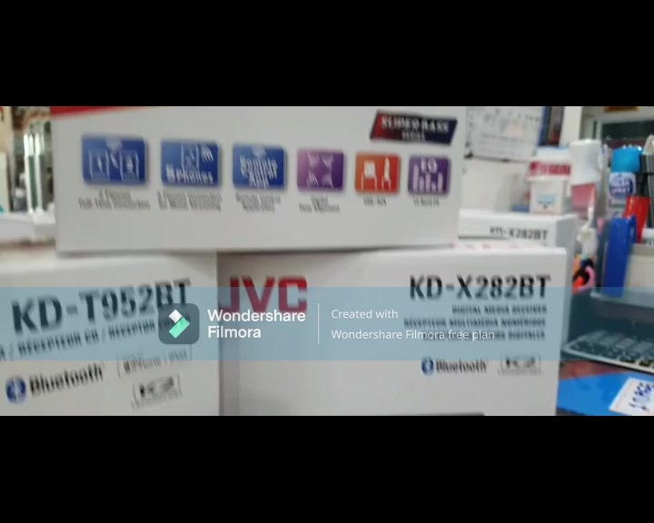 JVC KD-X282BT เครื่องเล่นติดรถยนต์ 1DIN ไม่มีรีโมท ไม่เล่นแผ่น FM/USB/AUX/Bluetooth | Shopee ...