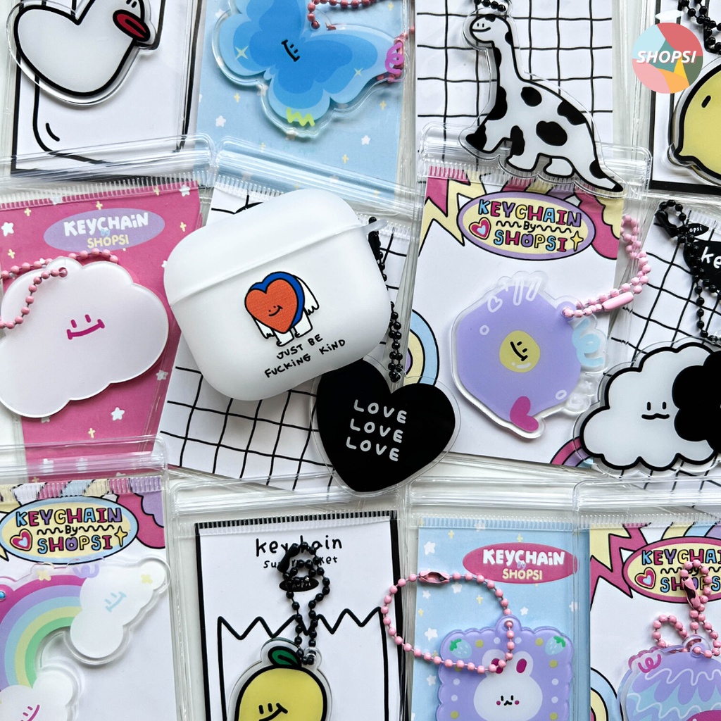 SHOPSI Keychain Volume.2 พวงกุญแจน่ารักๆ สำหรับใช้กับเคสหูฟัง, กระเป๋า ...