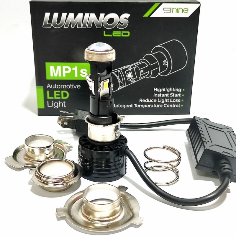 Luminos LED MP1s ไฟหน้ารถจักรยานยนต์สากล H6 H4 H7 Beat, Mio, Fino ...