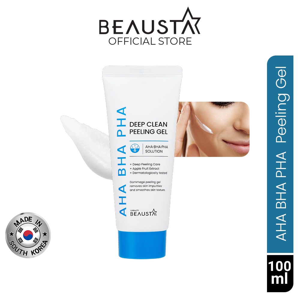 BEAUSTA AHA BHA PHA Deep Clean Peeling Gel 100ml | Shopee Thailand