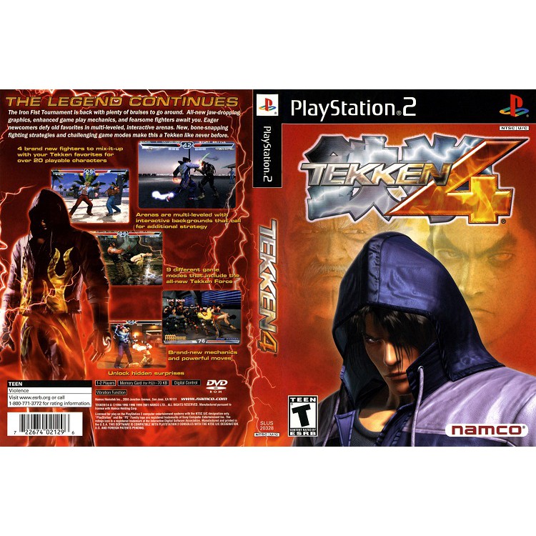 TEKKEN 4 [PS2 US : DVD5 1 Disc] | Shopee Thailand