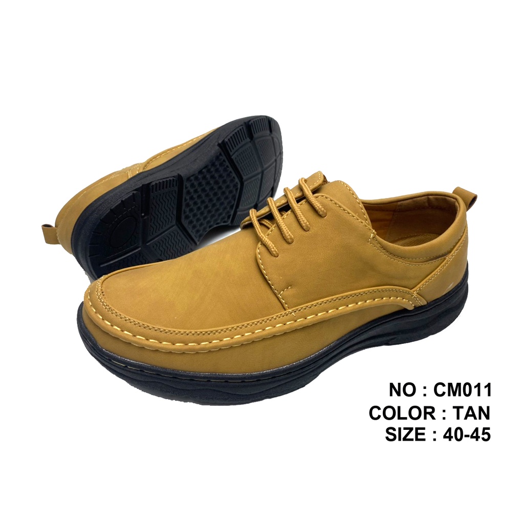 CSB รองเท้าลำลอง CM011 หนังPUด้าน แบบสวมมีเชือกผูก ใส่สบาย | Shopee ...