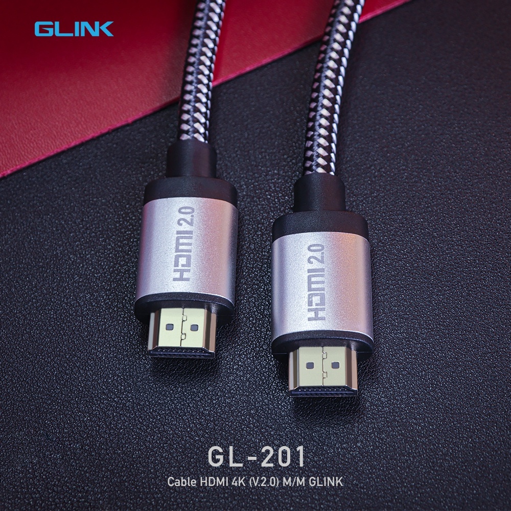 GLINK GL-201 V2.0 สาย hdmi ยาว1.8M,3M,5M คุณภาพดี 4K (พร้อมส่ง ...