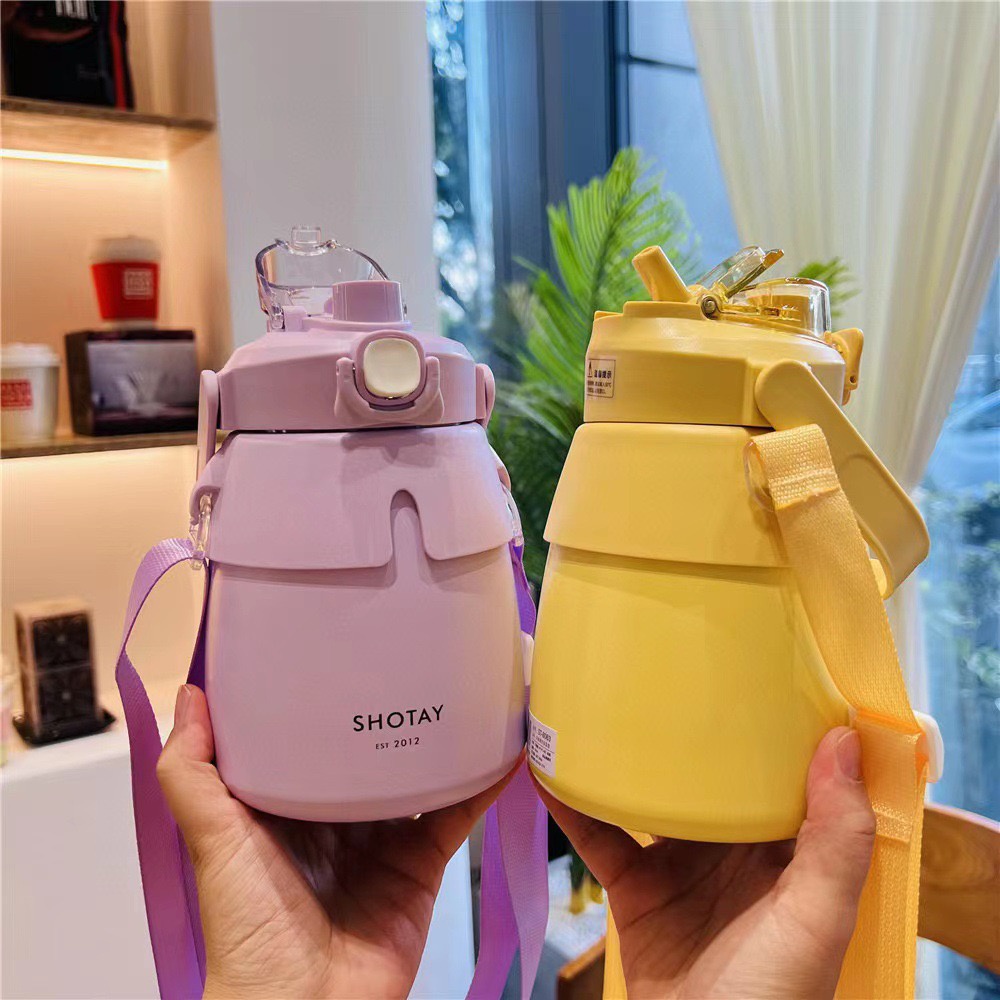 SHOTAY 316ถ้วยนักเรียนใหม่ เก็บความเย็น-ความร้อน 850ml cup แก้วน้ำ ...