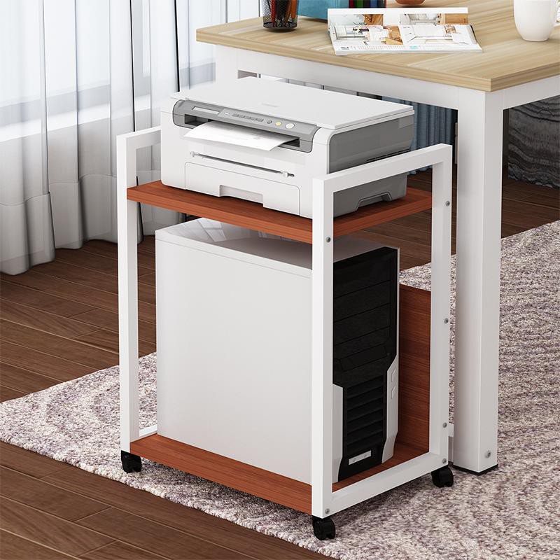 Home printer rack, office multi-layer floor desktop computer host ...
