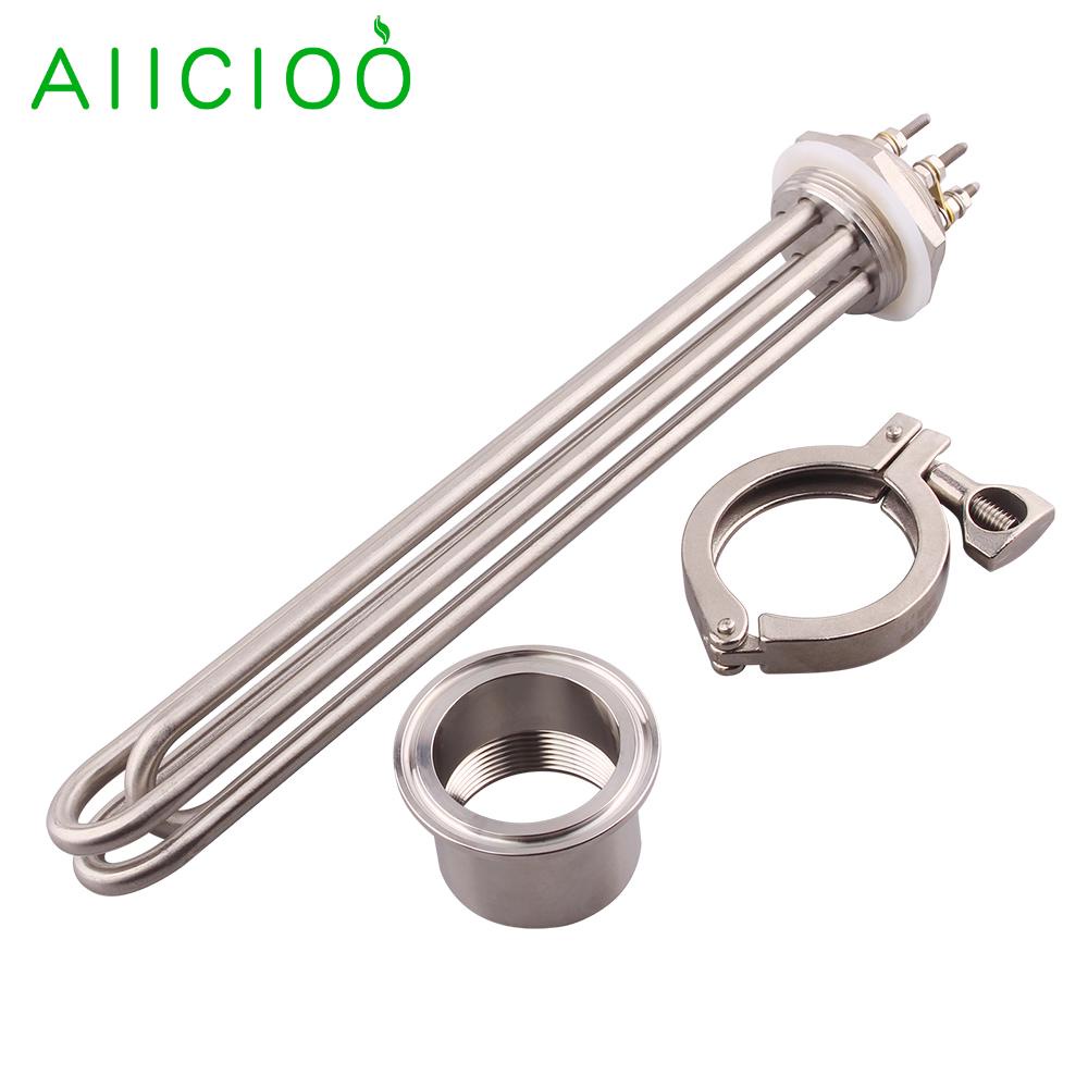 208V Heating Element Electric Water Heater for Liquid 1.5"NPT Thread ...