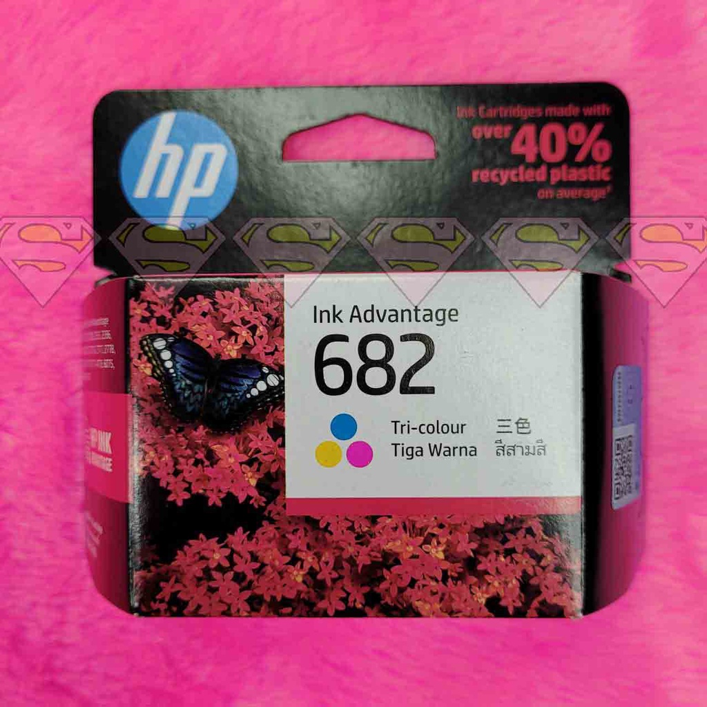 หมึกแท้ HP 682 CL (สีรวมสามสี) | Shopee Thailand