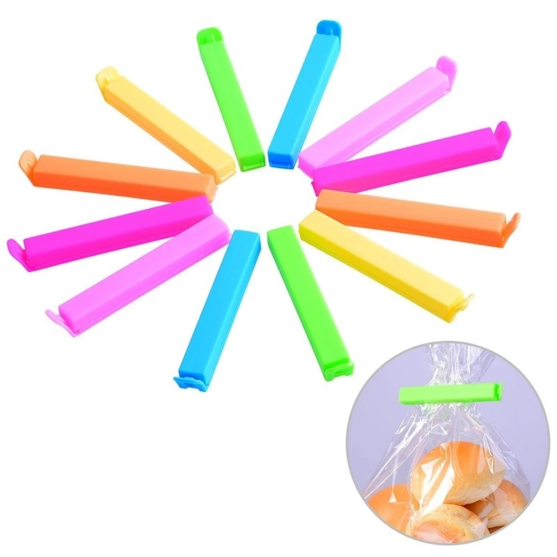 Random Color Sealing Clips/ Plastic Food Snack Bag Mouth Clip/ Kitchen ...