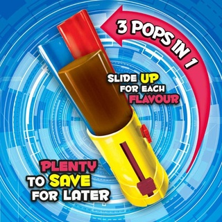 ใหม่ ! Bazooka Candy triple power push-pop 3 pops in 1 อมยิ้ม 3 รส ใน ...