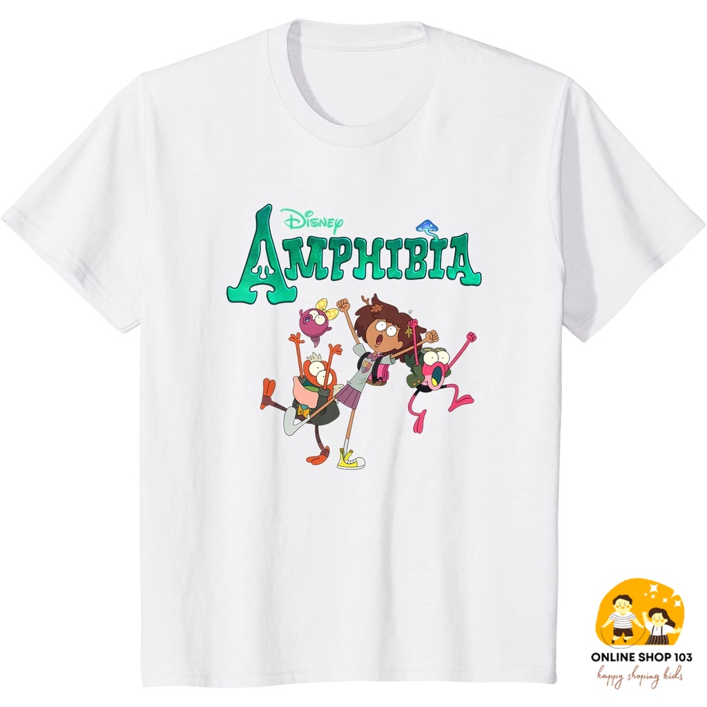 Disney Channel Amphibia T-Shirt เสื้อผ้าเด็ก | Shopee Thailand
