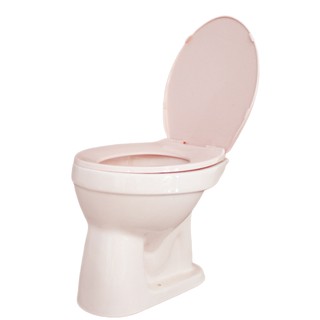ชักโครก แบบนั่งราดน้ำ รุ่น KP01 VIVA PINK สีชมพู Pail Flush Toilet โถ ...