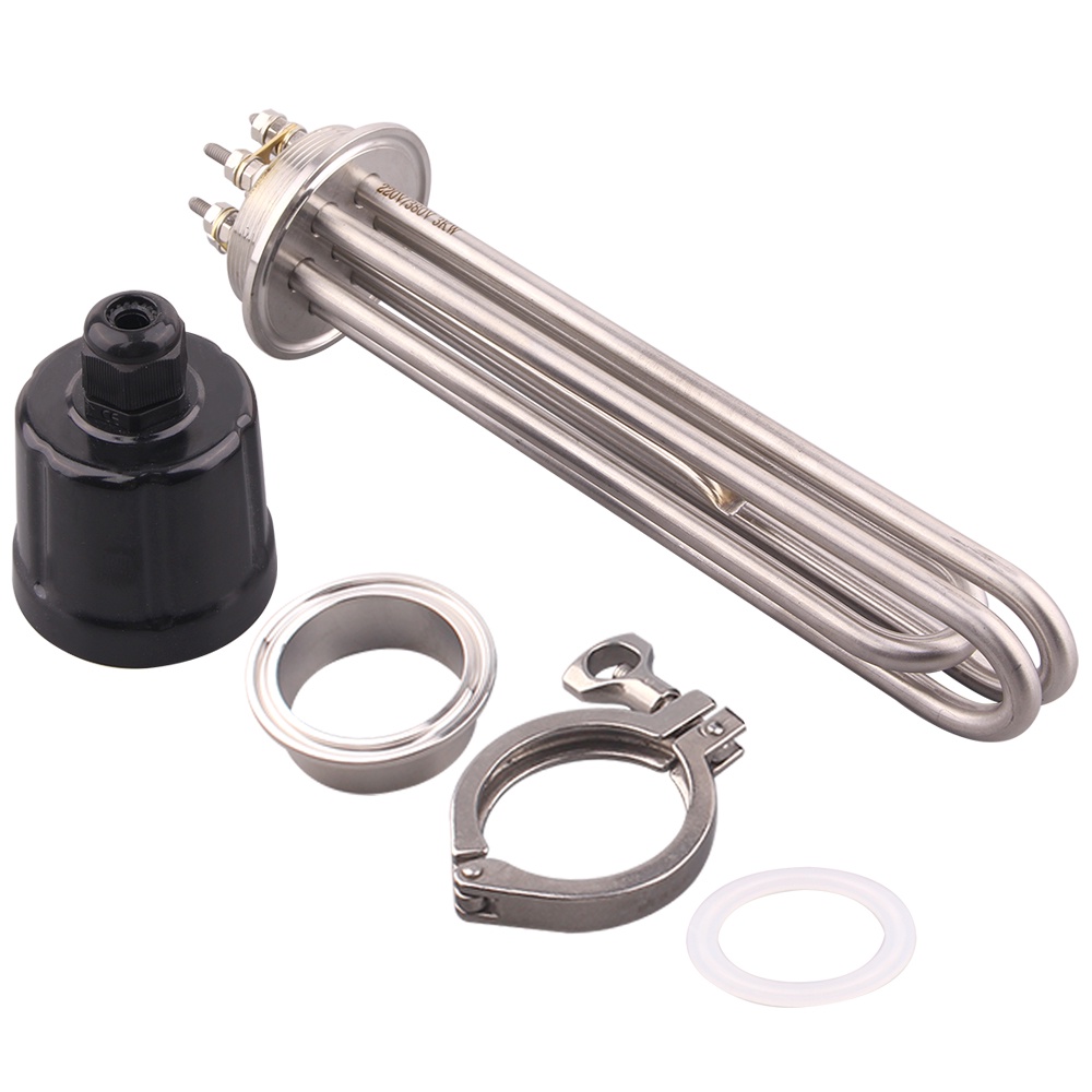 Heating Element 220V 2" Tri Clamp 64mm Immersion Water Heater 3KW with ...