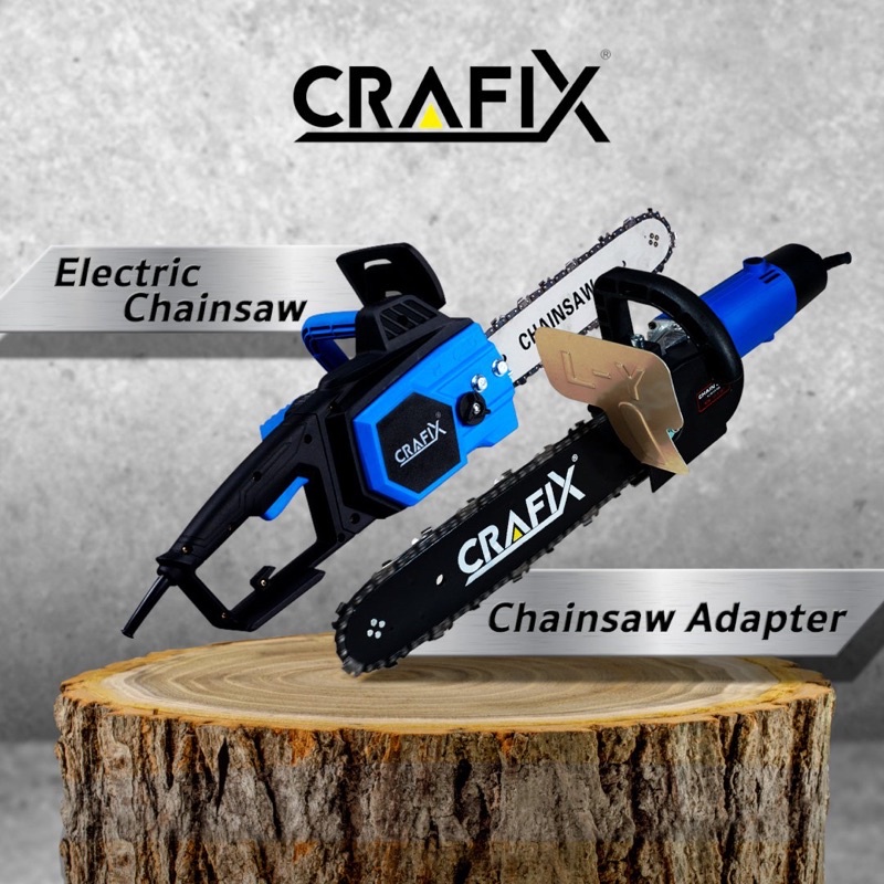 CRAFIX เลื่อยไฟฟ้า พร้อมอะแดปเตอร์เลื่อย งานช่าง ด้ามจับถนัดมือ ป้องกัน ...