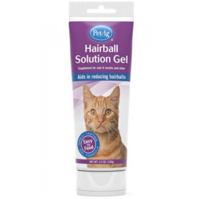 Hairball Solution Gel หมดอายุ 12/2024 ขนาด 100 กรัม(สีม่วง)เจลระบายและ ...