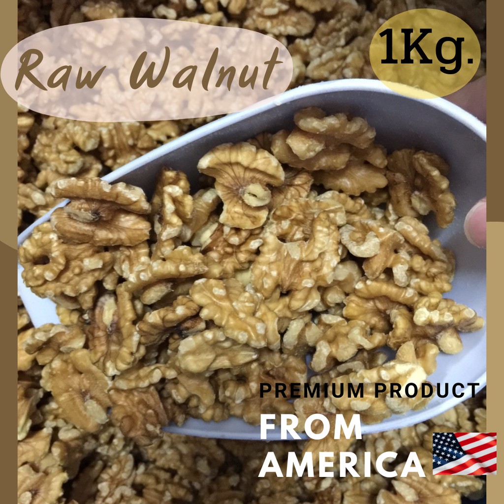 วอลนัทดิบ1กก. (Raw Walnut) เม็ดนำเข้าจากUSA ปลีก-ส่ง | Shopee Thailand