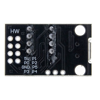 บอร์ดเขียนโปรแกรม แบบเสียบ ATtiny13A/ATtiny25 /ATtiny45/ATtiny85 ...