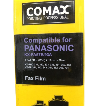 Fax Flim Panasonic เทียบเท่า Comax รุ่น KX-FA52E / KX-FA52A | Shopee ...