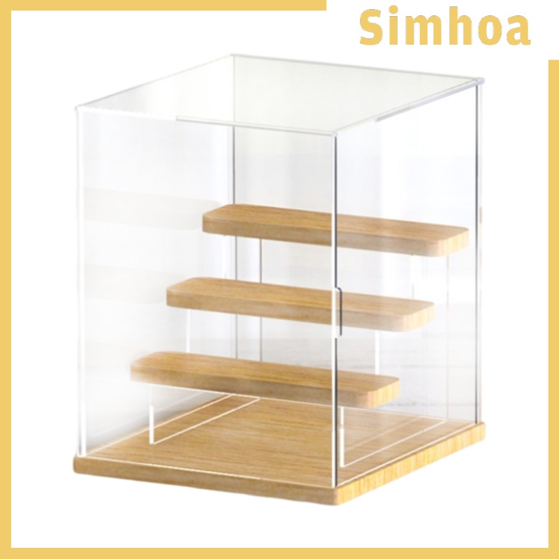 [SIMHOAMY] Clear Acrylic Riser Display Case Stand Storage Organizer for ...