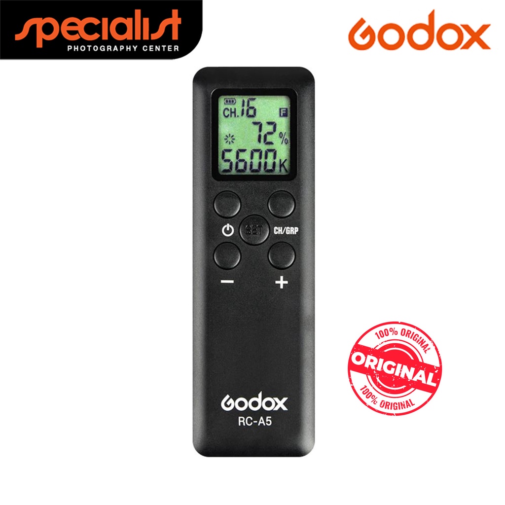 Godox RC-A5 รีโมทคอนโทรลสําหรับ SL60W SL150W SL200W LC500 | Shopee Thailand