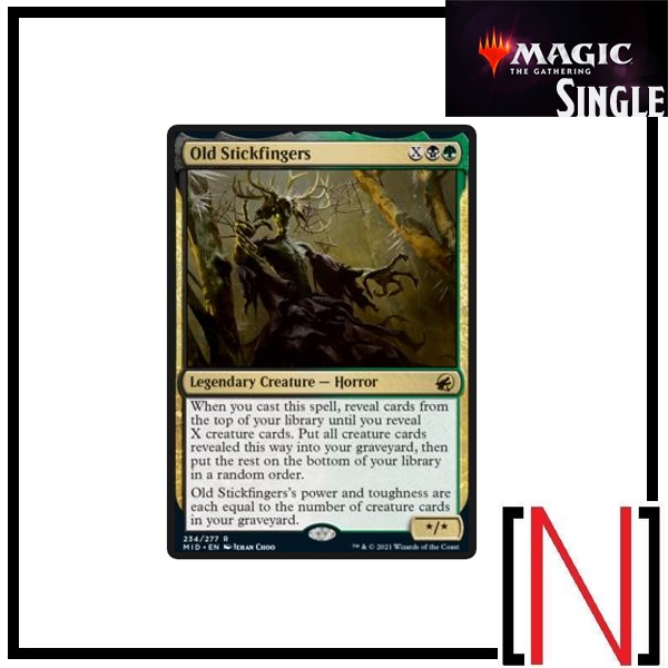 [MTG][Single][MID] Old Stickfingers ระดับ Rare [ภาษาอังกฤษ] | Shopee ...