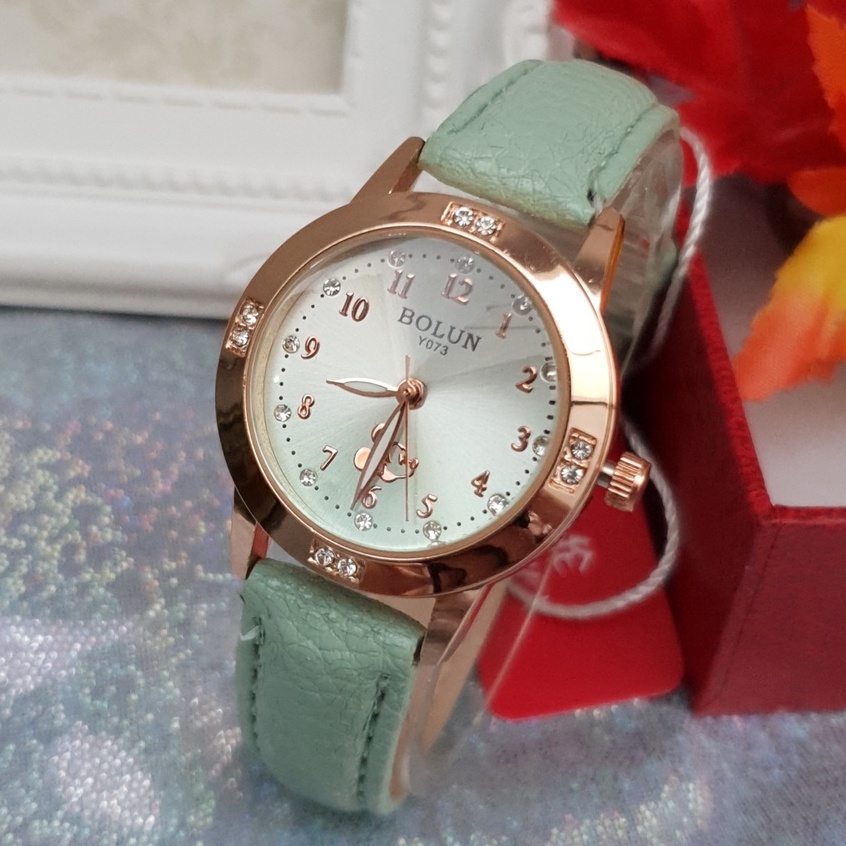 น่ารักสุดๆ นาฬิกาแฟชั่น มิกกี้ เมาส์ สายหนัง Bolun แบรนด์แท้ ดีไซน์ ...