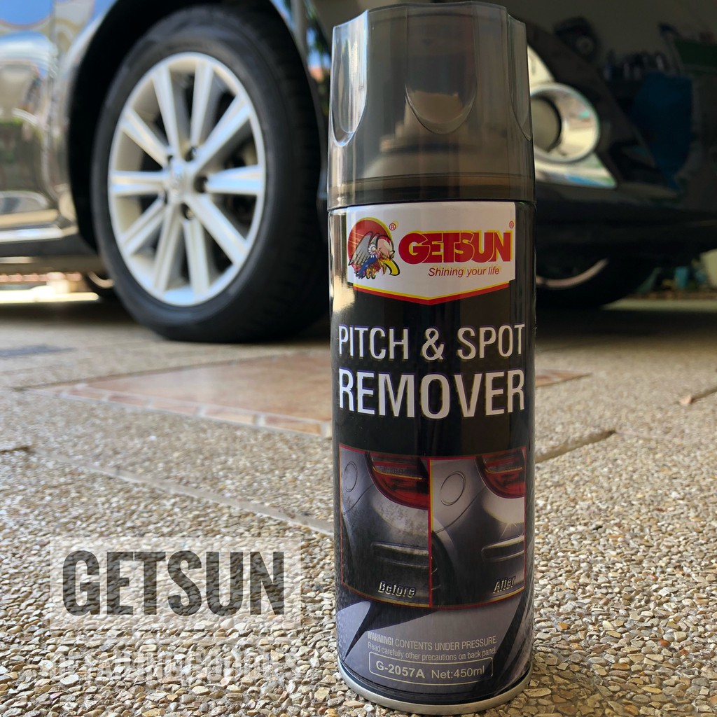 🔥น้ำยาสลายยางมะตอย Pitch & Spot Remover by Getsun | Shopee Thailand