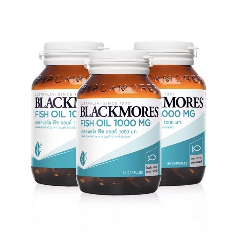 Blackmores Fish Oil 1000mg. 3pcs. | Shopee Thailand