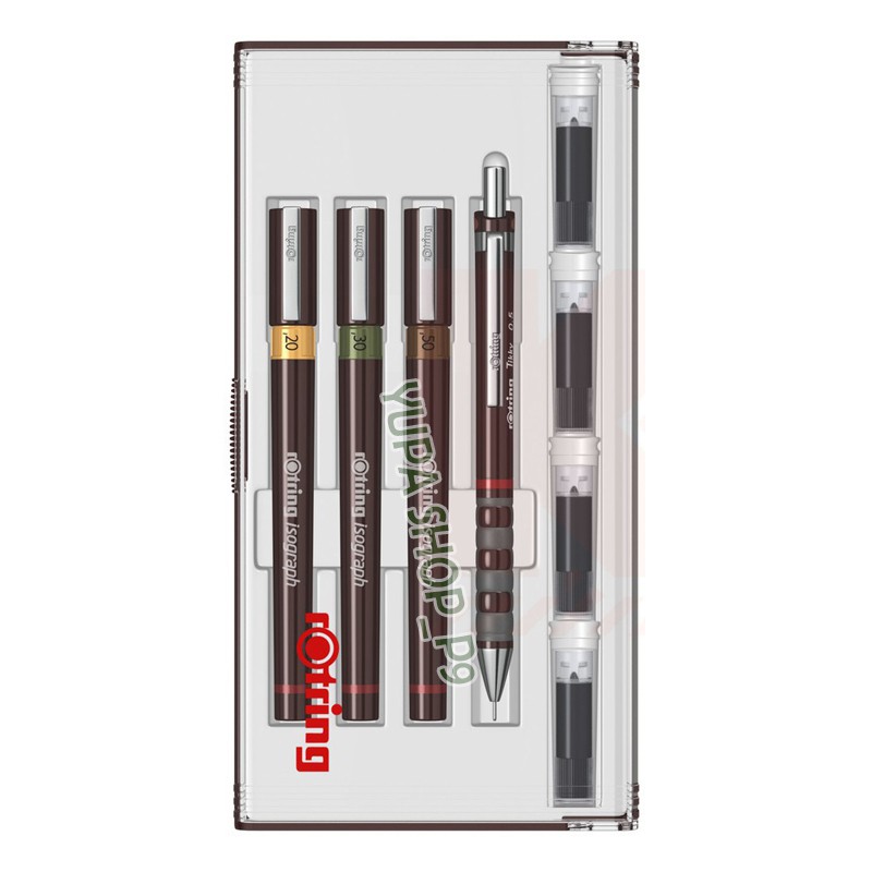ชุดปากกาเขียนแบบ rOtring Isograph Junior Set [02,03,05] | Shopee Thailand