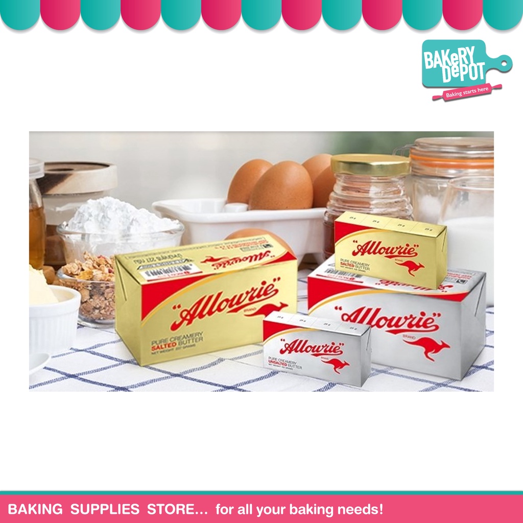 BAKERY DEPOT : ALLOWRIE PURE BUTTER เนยแท้ชนิดจืดและชนิดเค็ม ***จัดส่ง ...