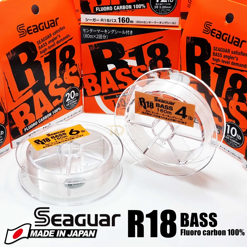 SEAGUAR R18 BASS 160M FLUORO 100% *** สาย CASTING ของแท้ญี่ปุ่น 100% *** | Shopee Thailand