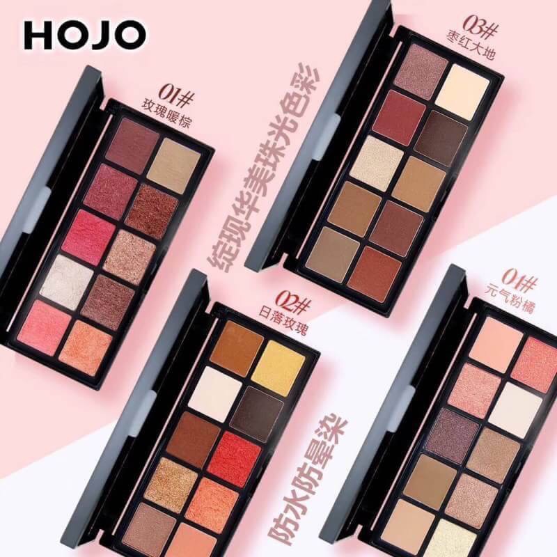 HOJO SHINE COLOR MASTER eyeshadow palette 10 color อายแชโดว์ พาเลททาตา ...