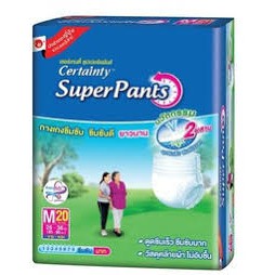 Certainty Super Pants ผ้าอ้อมกางเกง (ทั้งลัง 4 ห่อ) สำหรับ ผู้ใหญ่ ซึม ...