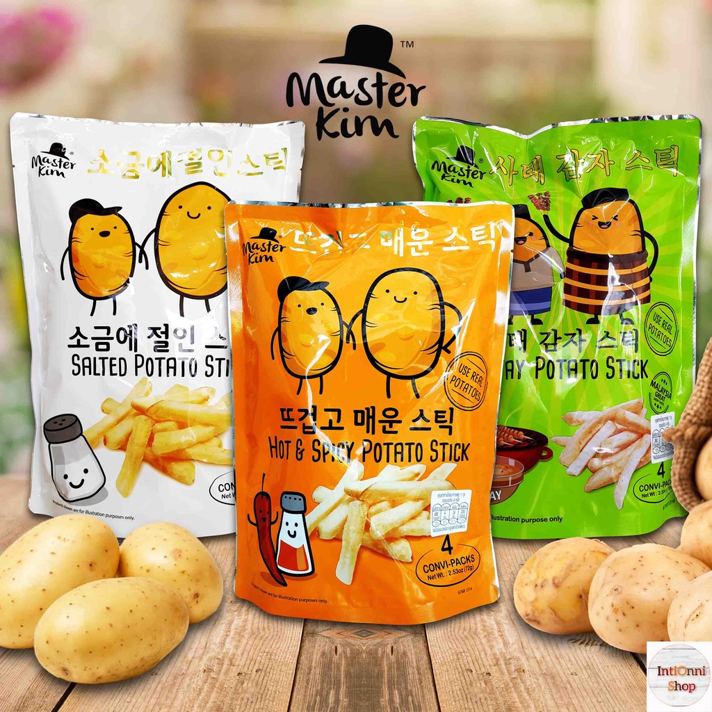 Master Kim Potato Stick มันฝรั่งแท่งอบกรอบ(เฟรนฟรายส์) สไตล์เกาหลี 72 ...