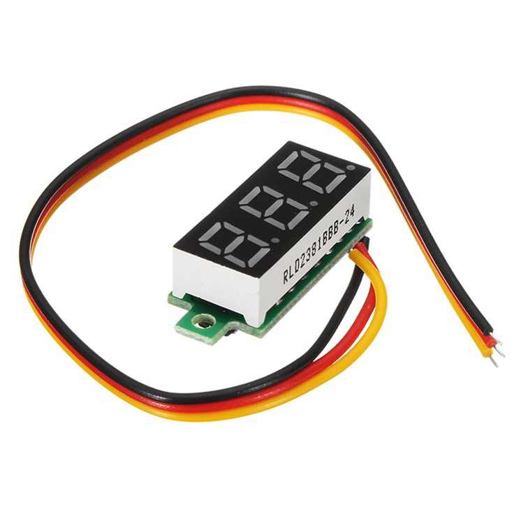 DIY 3 Digit LED Digital Voltmeter Module 0 - 100 VDC 0.28" | Shopee ...