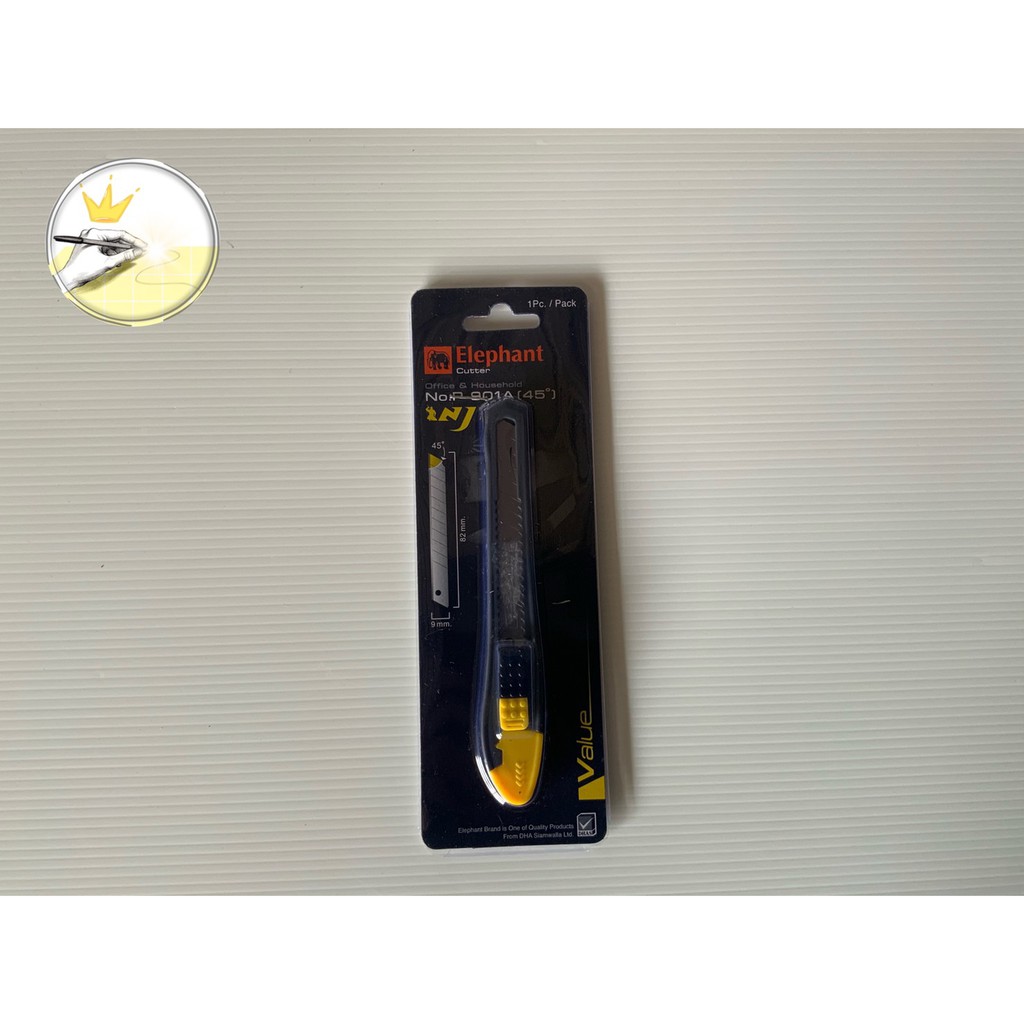 Elephant คัตเตอร์ มีดคัตเตอร์ รุ่น P-901A 9 มม. | Shopee Thailand