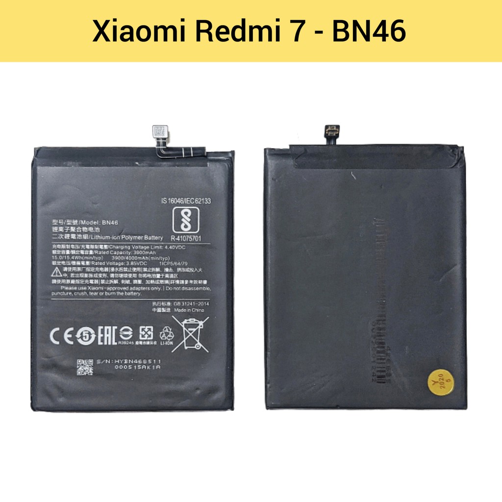 แบตเตอรี่ | Xiaomi Redmi 7, Redmi Note 6, Redmi Note 8 BN46 | Phone ...