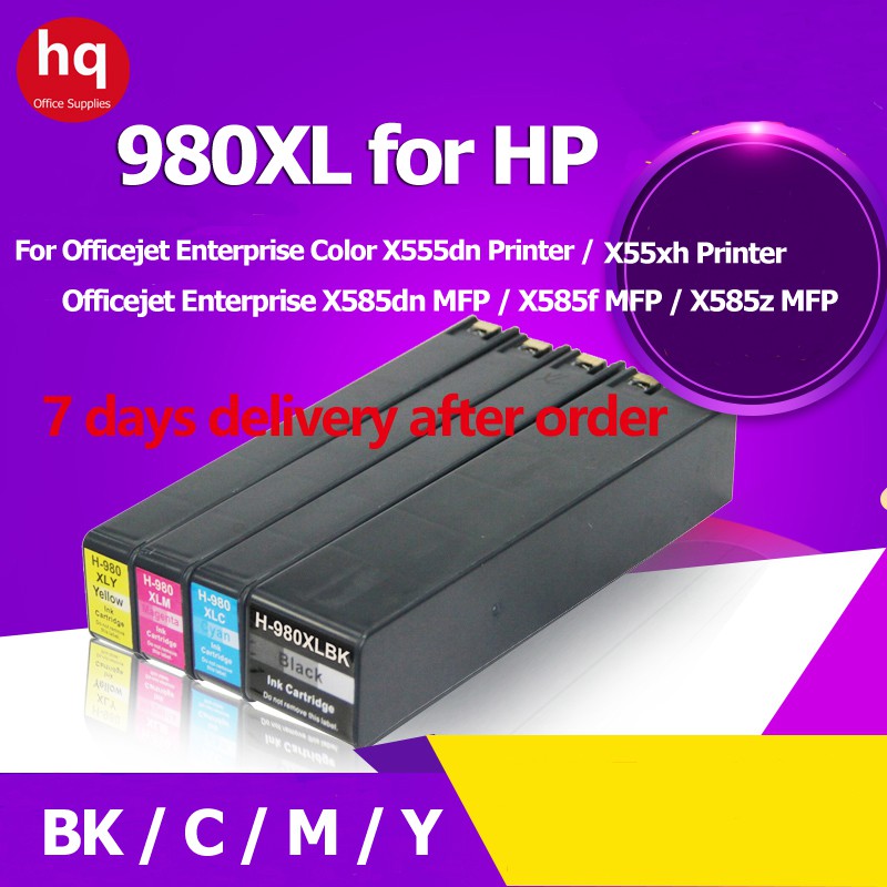 HP980 HP 980 ตลับหมึก X555dn / xh X585dn / z / f เครื่องพิมพ์ Officejet ...