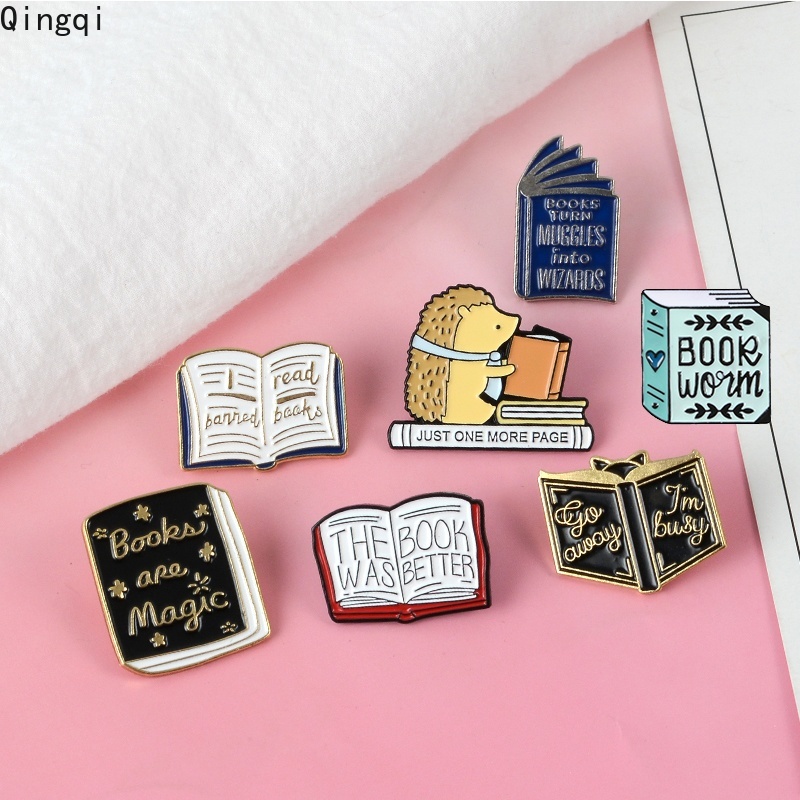 เข็มกลัด รูปหนังสือ Are Magic Enamel Pins Reader เหมาะกับของขวัญ ...