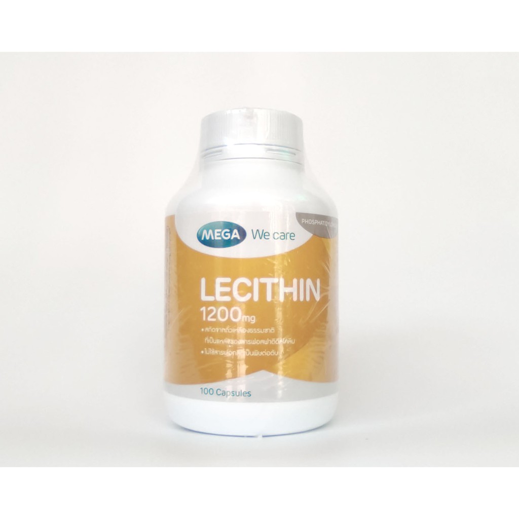 Lecithin Mega We care 1200 mg 100 capsules เลซิติน เมก้า วี แคร์ 1200 ...
