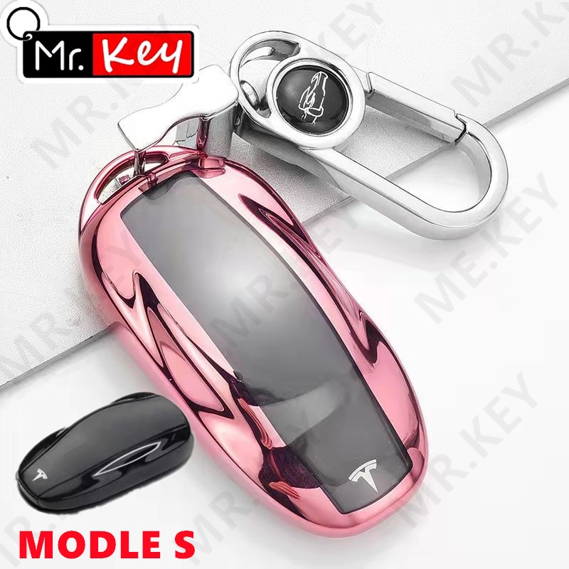 【Mr.Key】Tesla เคสกุญแจรีโมตรถยนต์ TPU หลากสี สําหรับ Tesla Model 3 2021 ...
