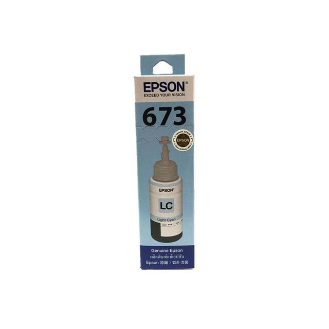หมึกเติม สีฟ้าอ่อน Refill Ink Tank Light Cyan Epson 673 | Shopee Thailand